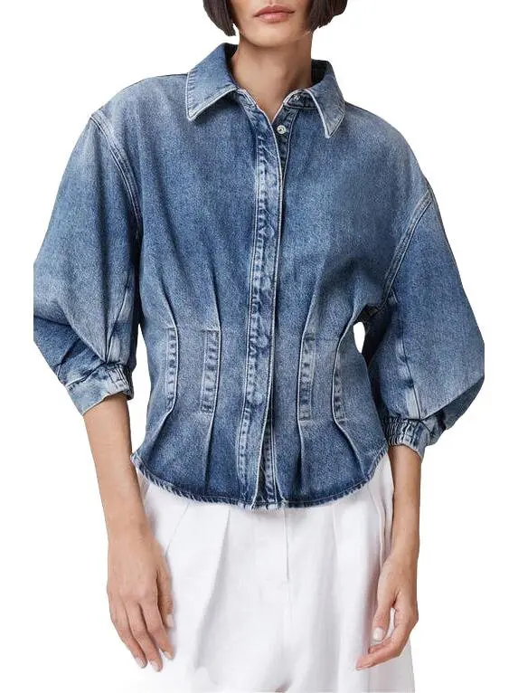 ALLSAINTS Nancy Denim Shirt - Vintage Indigo