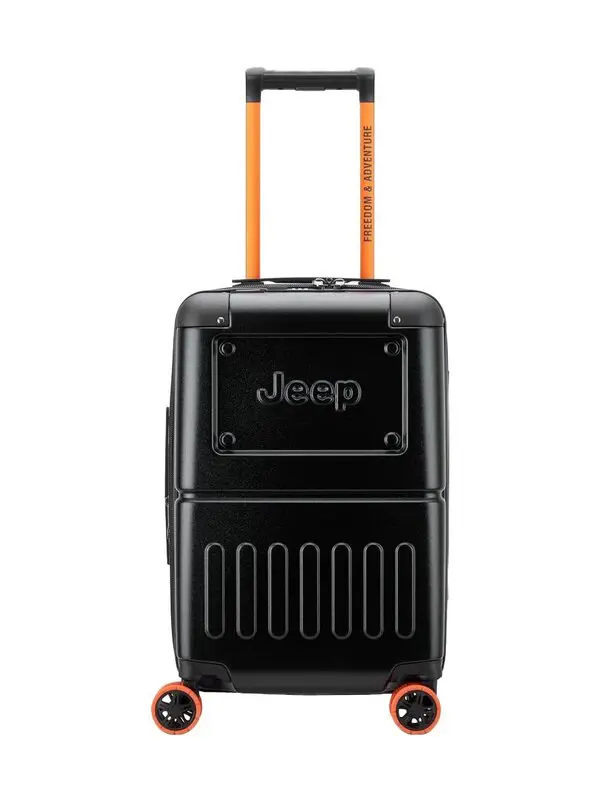 JEEP 19-inch Hardside Expandable Carry-on Luggage With Spinner Wheels - Black