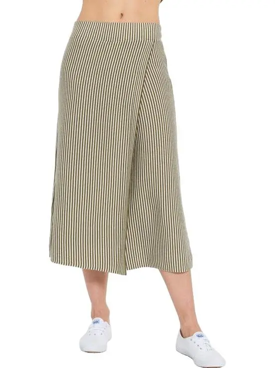 LEIMERE Sonoma Culottes - Olive/marsh Stripe