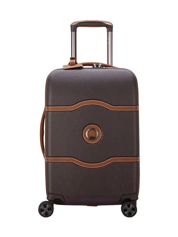 DELSEY PARIS Chatelet Air 2.0 19-inch Hardside Carry-on Luggage - Chocolate Brown