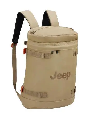 JEEP 15.6" Laptop Cylindrical Backpack - Warm Sand