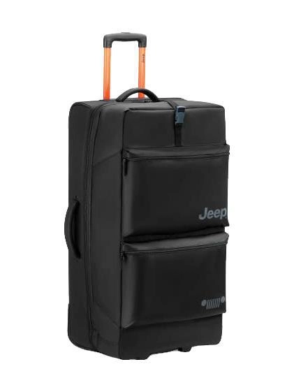 JEEP 31 Inch Two Wheel Rolling Duffle Bag - Black
