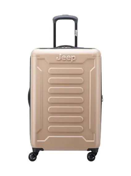 JEEP 24-inch Hardside Expandable Luggage With Spinner Wheels - Beige