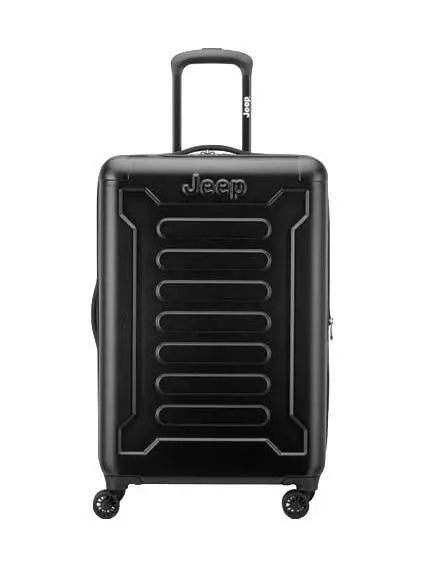 JEEP 24-inch Hardside Expandable Luggage With Spinner Wheels - Black