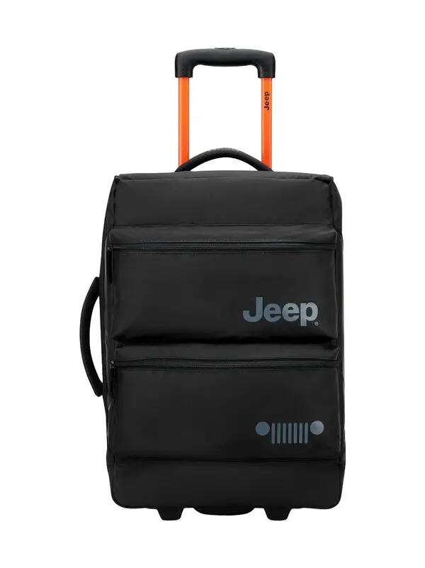 JEEP 20-inch Two-wheel Rolling Travel Duffle Bag - Black