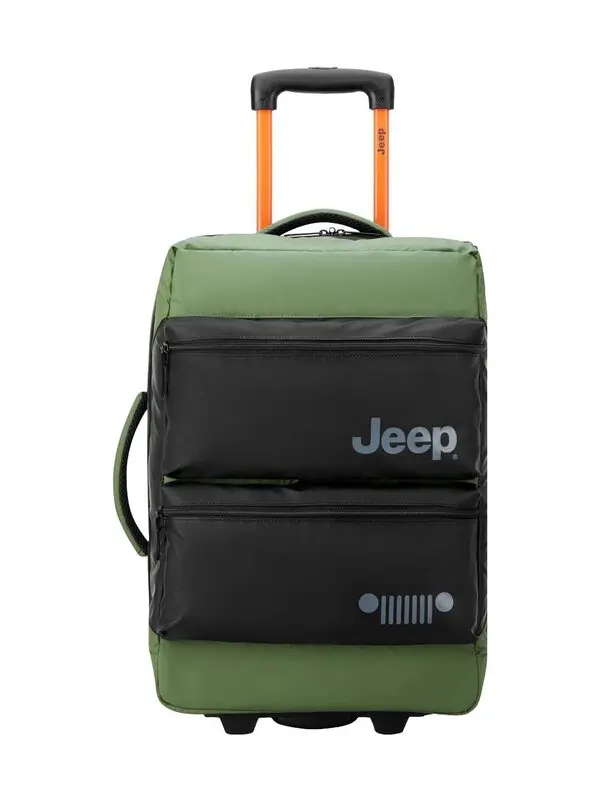JEEP 20-inch Two-wheel Rolling Travel Duffle Bag - Elm Green