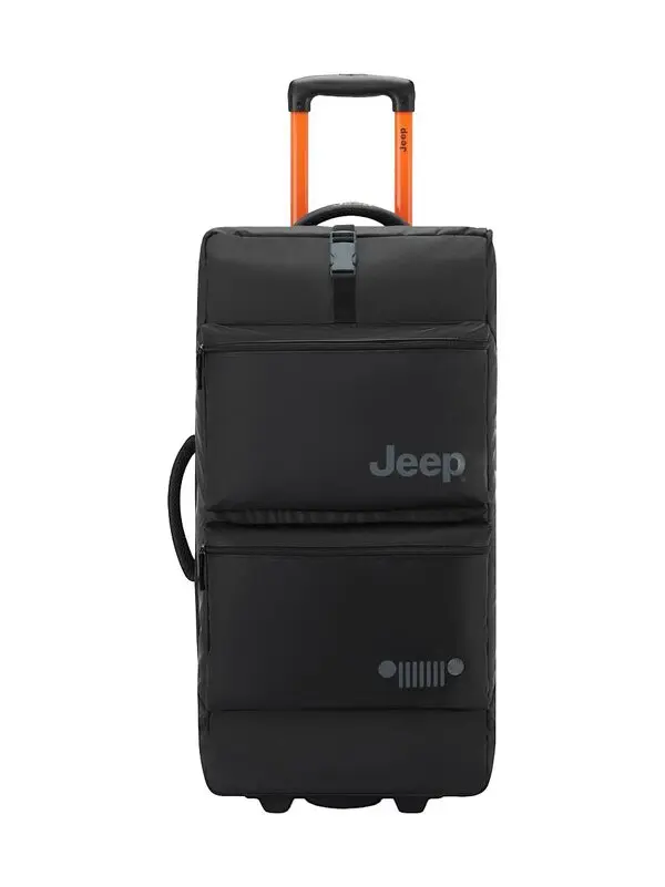 JEEP 27 Inch Two Wheel Rolling Travel Duffle - Black