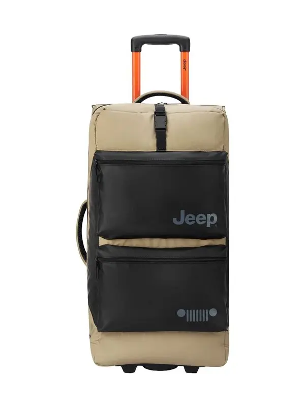 JEEP 27 Inch Two Wheel Rolling Travel Duffle - Warm Sand