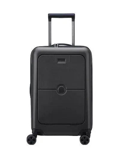 DELSEY PARIS 22-inch Spinner Luggage With Front Pocket - Black