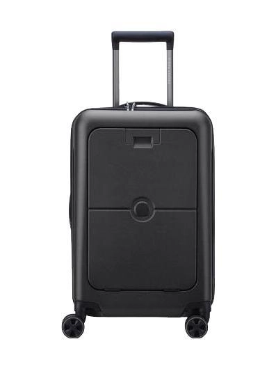 DELSEY PARIS Turenne 2.0 Hardside Carry-on Spinner Luggage With Front Pocket - Black