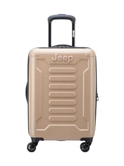 JEEP 20-inch Hardside Expandable Luggage With Spinner Wheels - Beige