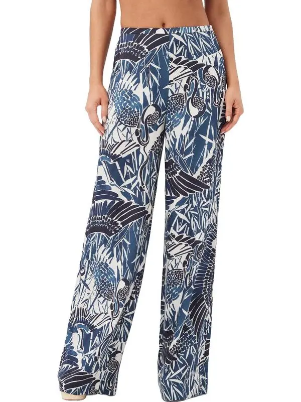 Trina Turk Printed Wide Leg Pants - Multi