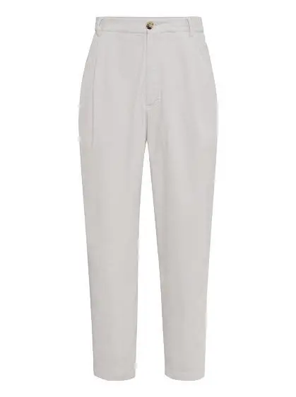 Brunello Cucinelli Tailor Fit Trousers - Chalk