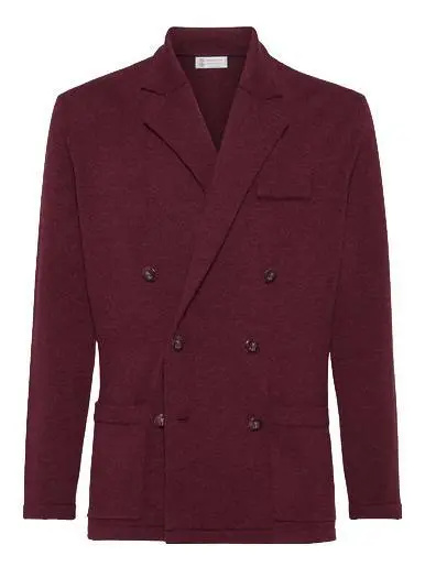 Brunello Cucinelli Jacket-style Cardigan - Burgundy
