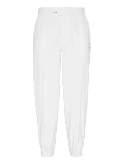 Brunello Cucinelli Nylon Trousers - White