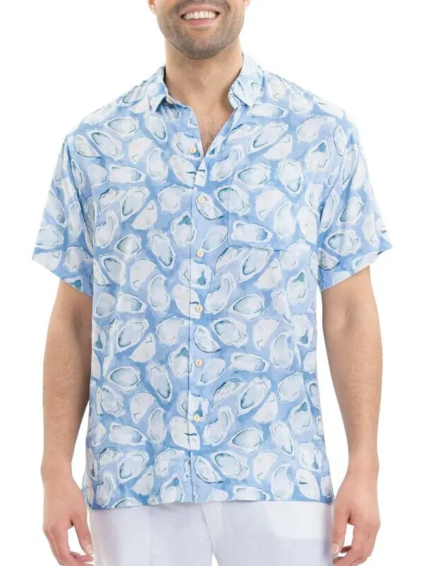 Kenny Flowers The Nanshucketshort Sleeve Shirt - Blue