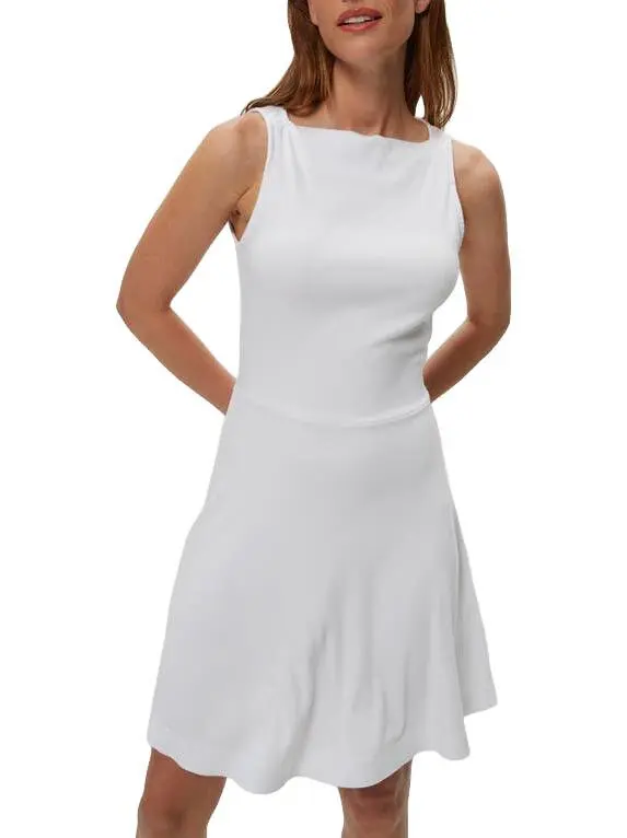 Michael Stars Andy Skater Mini Dress - White