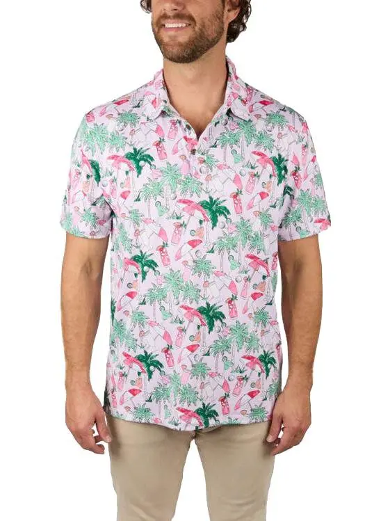 Kenny Flowers The Masters Of Leisuregolf Shirt - Pink