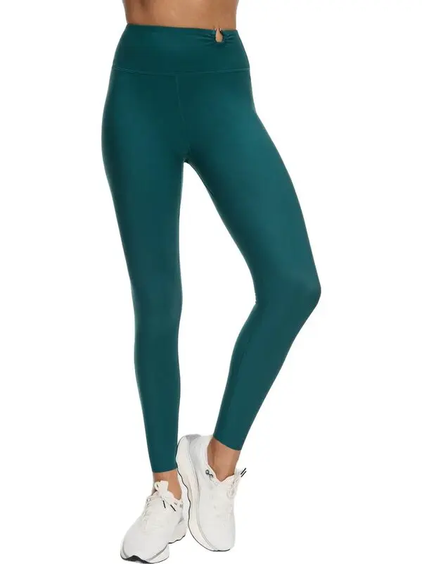 PELOTON Cadent U-ring Ruched Legging 25 - Deep Forest