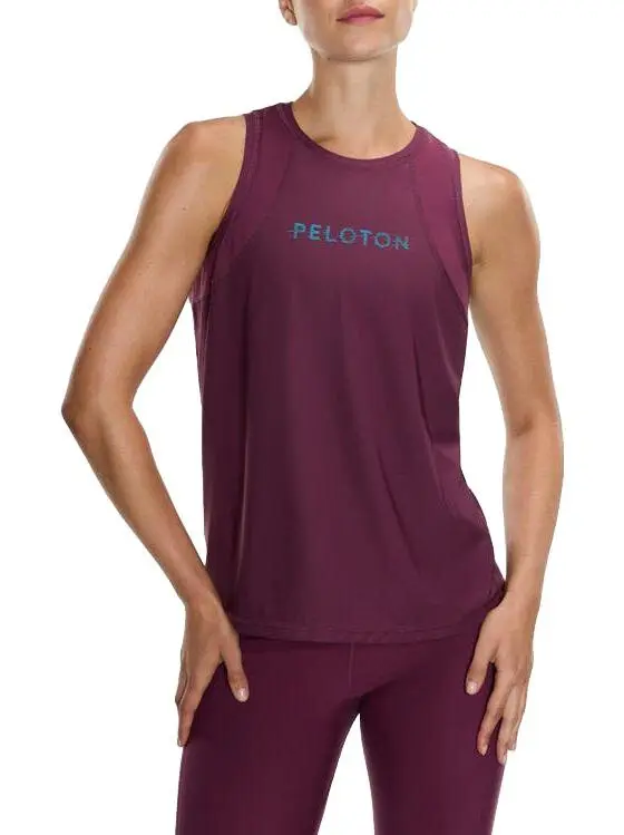 PELOTON Essential Performance Tank - Deep Plum