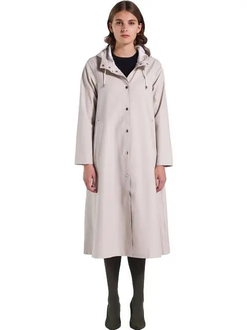 Stutterheim Mosebacke Long Raincoat - Light Sand