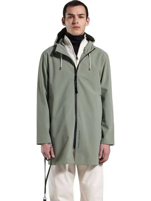 Stutterheim Stockholm Lightweight Zip Raincoat - Comet