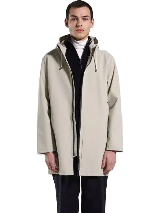 Stutterheim Stockholm Lightweight Zip Raincoat - Pelican