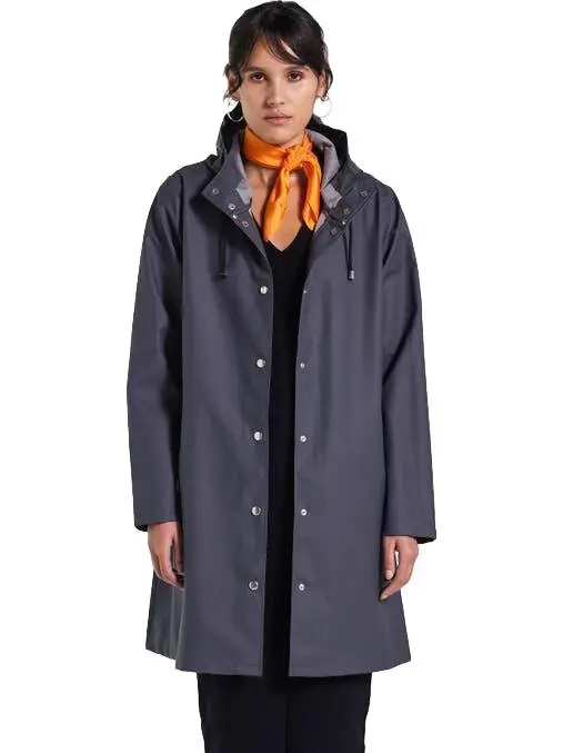 Stutterheim Mosebacke Lightweight Raincoat - Charcoal