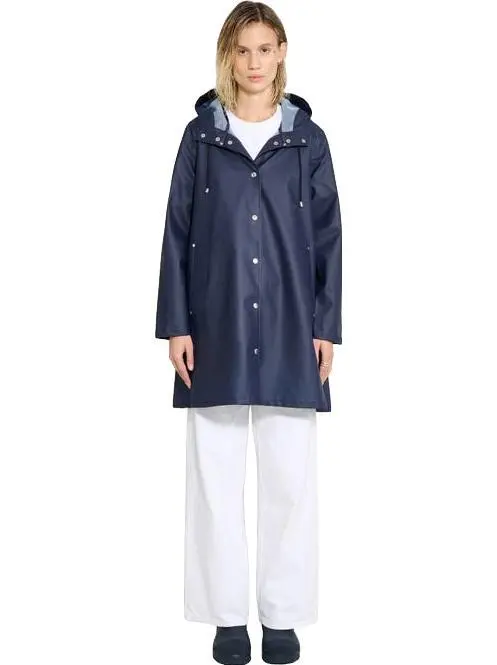 Stutterheim Mosebacke Lightweight Raincoat - Navy