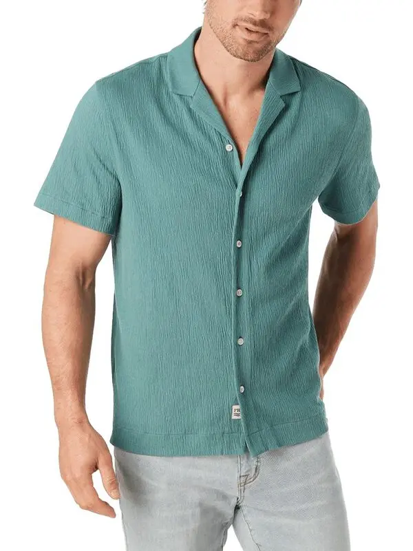 FAIR HARBOR Babylon Camp Shirt - Sea Green