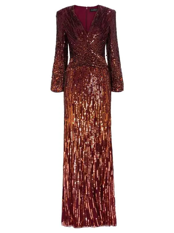 Jenny Packham Cosmos Gown - Cardinal