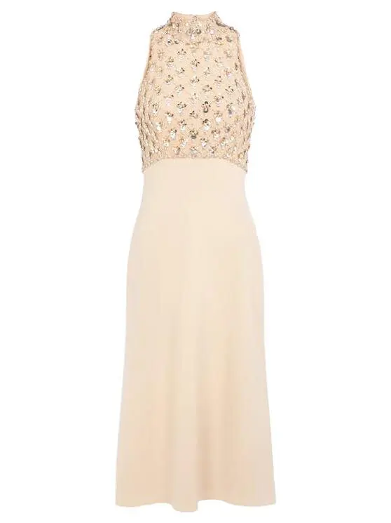Jenny Packham Aurelia Midi Dress - Cashmere