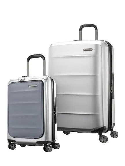 SAMSONITE Octiv 2-piece Luggage Set Hardside Spinner - Aluminum Silver