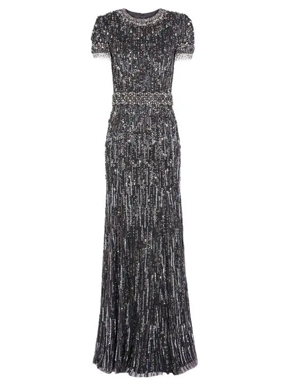 Jenny Packham Roxy Gown - Shadow Grey