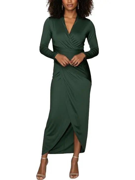 Rachel Rachel Roy Wrap Front Midi Dress - Green Pasture