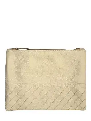 DEUX MAINS Woven Pouch - Bone - Large