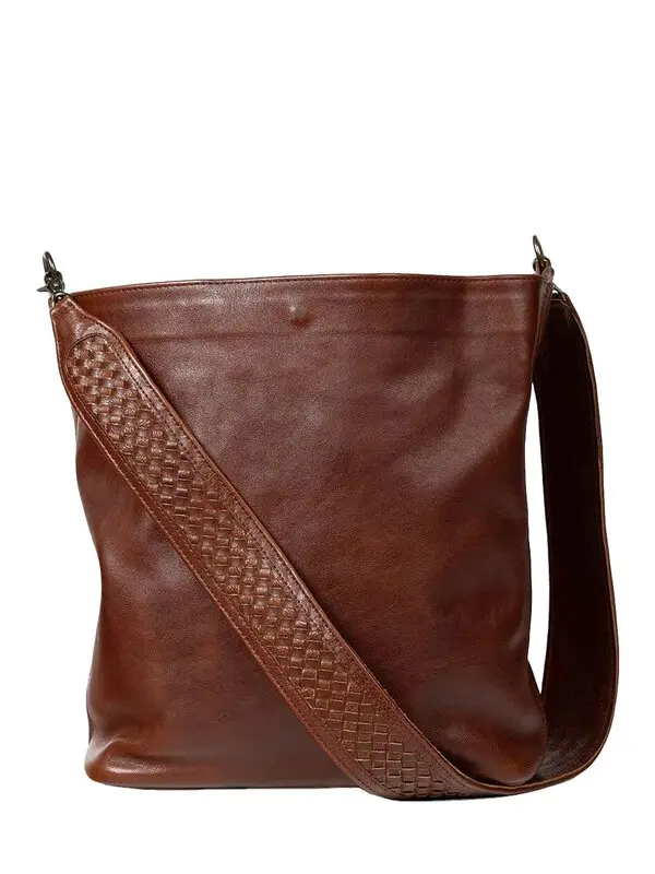 DEUX MAINS Sarah Shoulder Bag - Mahogany