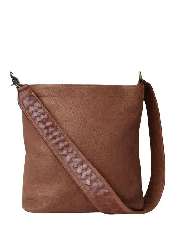 DEUX MAINS Sarah Shoulder Bag - Mahogany