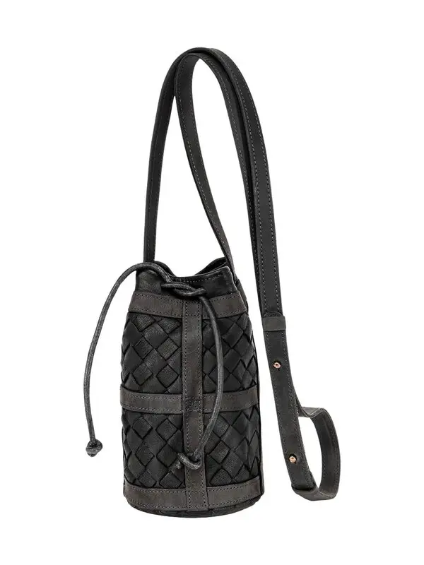 DEUX MAINS Mini Essential Bucket Bag - Black