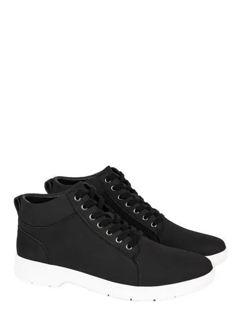 JAMES O'REGAN Knight High-top Sneaker - Black Matte