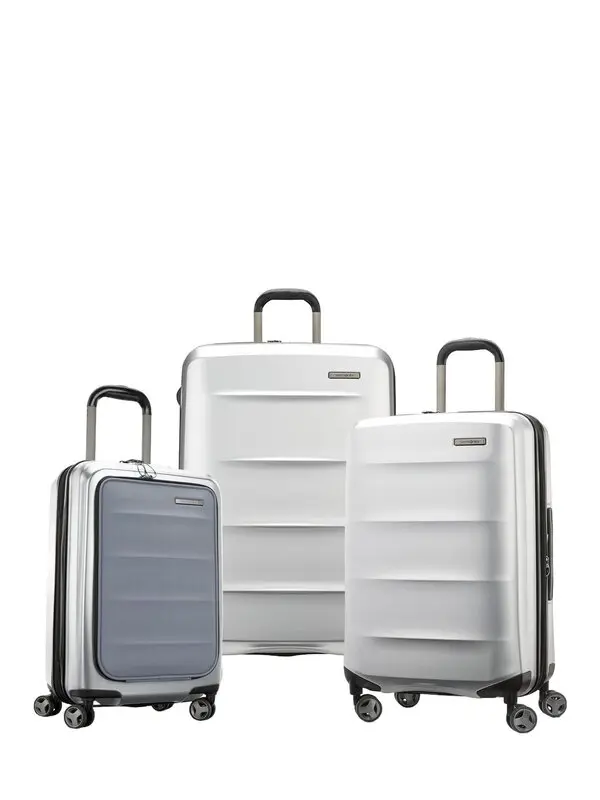 SAMSONITE Octiv 3-piece Hardside Spinner Luggage Set - Aluminum Silver