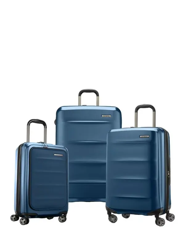 SAMSONITE Octiv 3-piece Hardside Spinner Set - Blue Denim