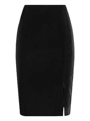Anne Fontaine Pencil Skirt With Adjustable Waist And Slit - Black