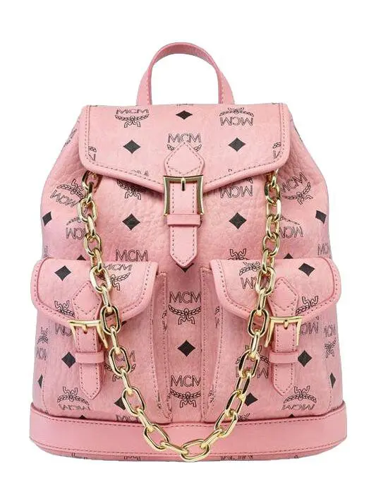 Mcm Mini Aren Backpack - Pink