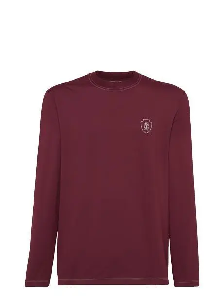 Brunello Cucinelli Long Sleeve T-shirt - Amaranth