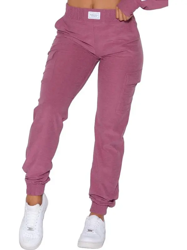 BOMBSHELL SPORTSWEAR Cloud Comfort Joggers - Purple Rose