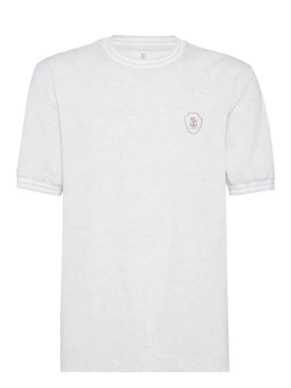 Brunello Cucinelli Jersey T-shirt - Pearl Grey