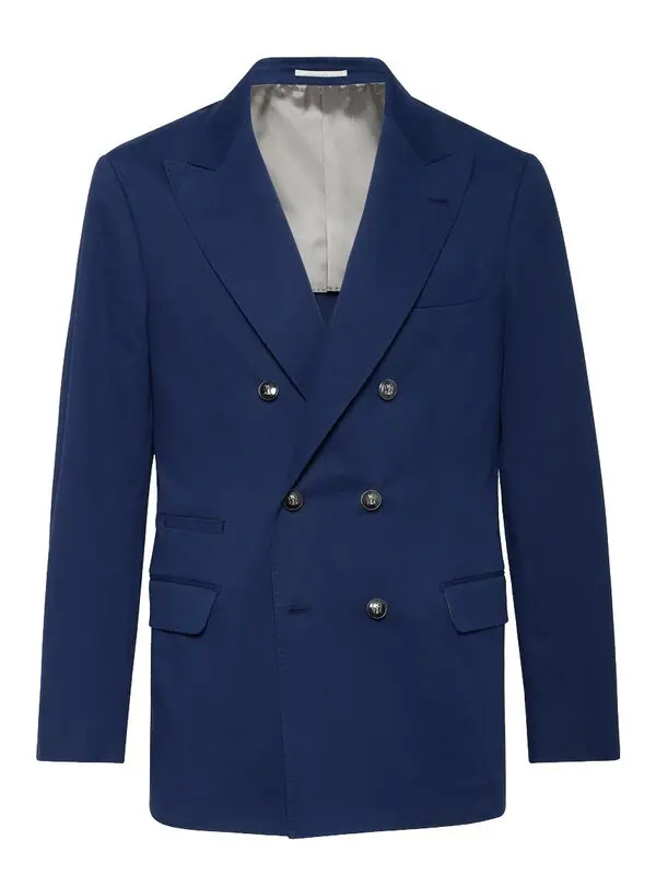 Brunello Cucinelli Gabardine Blazer - Lagoon