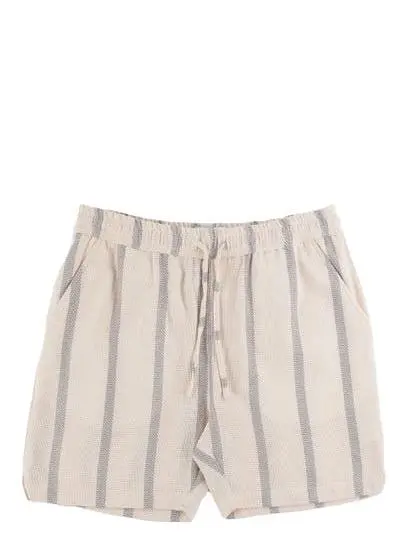 Sovereign Code Passport Shorts - Dark Cream Stripe