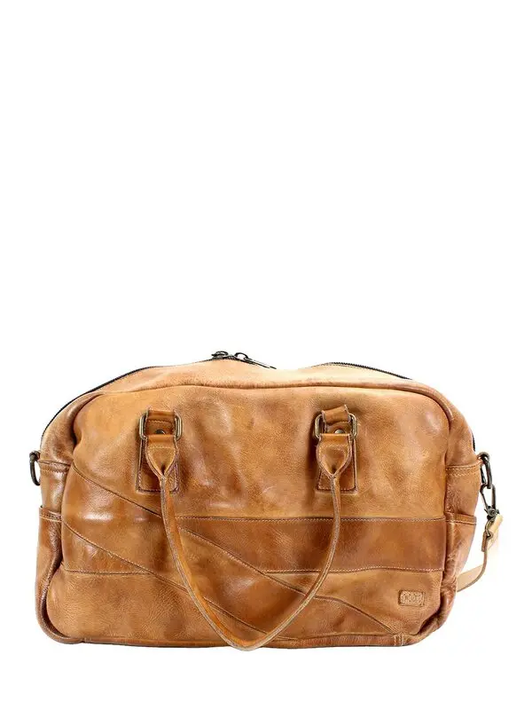 Bed Stu Leather Duffle Bag - Tan Dd